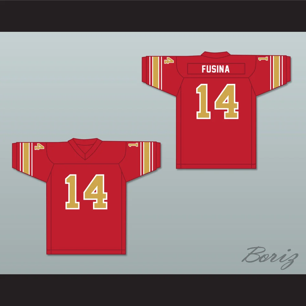 1984 USFL Chuck Fusina 14 Philadelphia Stars Road Football Jersey — BORIZ