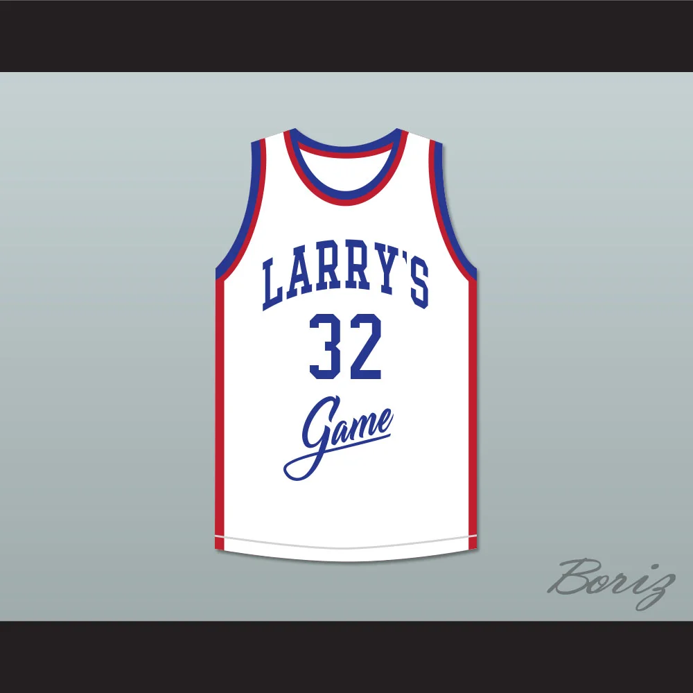 Magic Johnson 32 Larry's Game White Basketball Jersey 1988 Charity ...