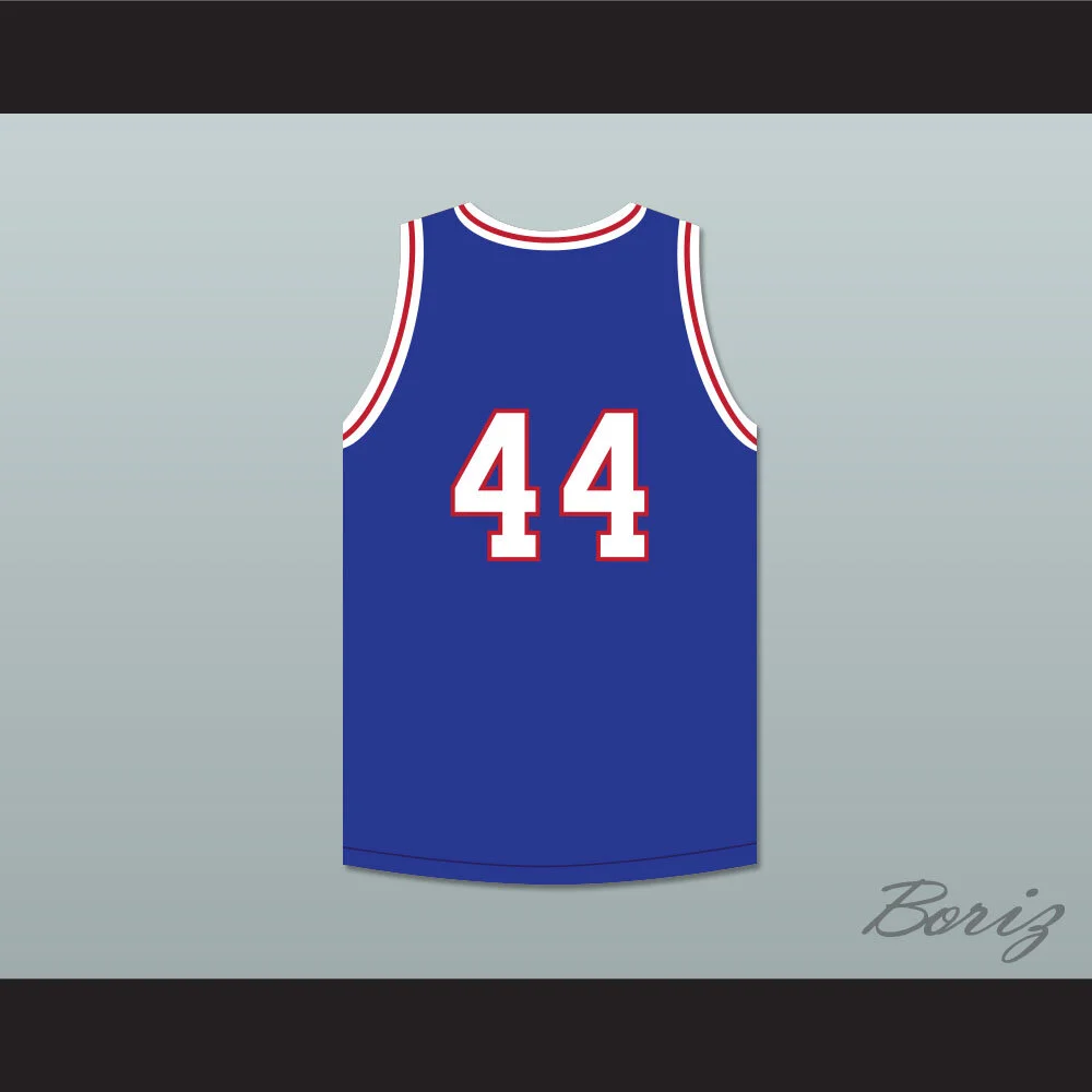 Reggie Reynolds 44 Will Foster High School Patriots Blue Basketball ...
