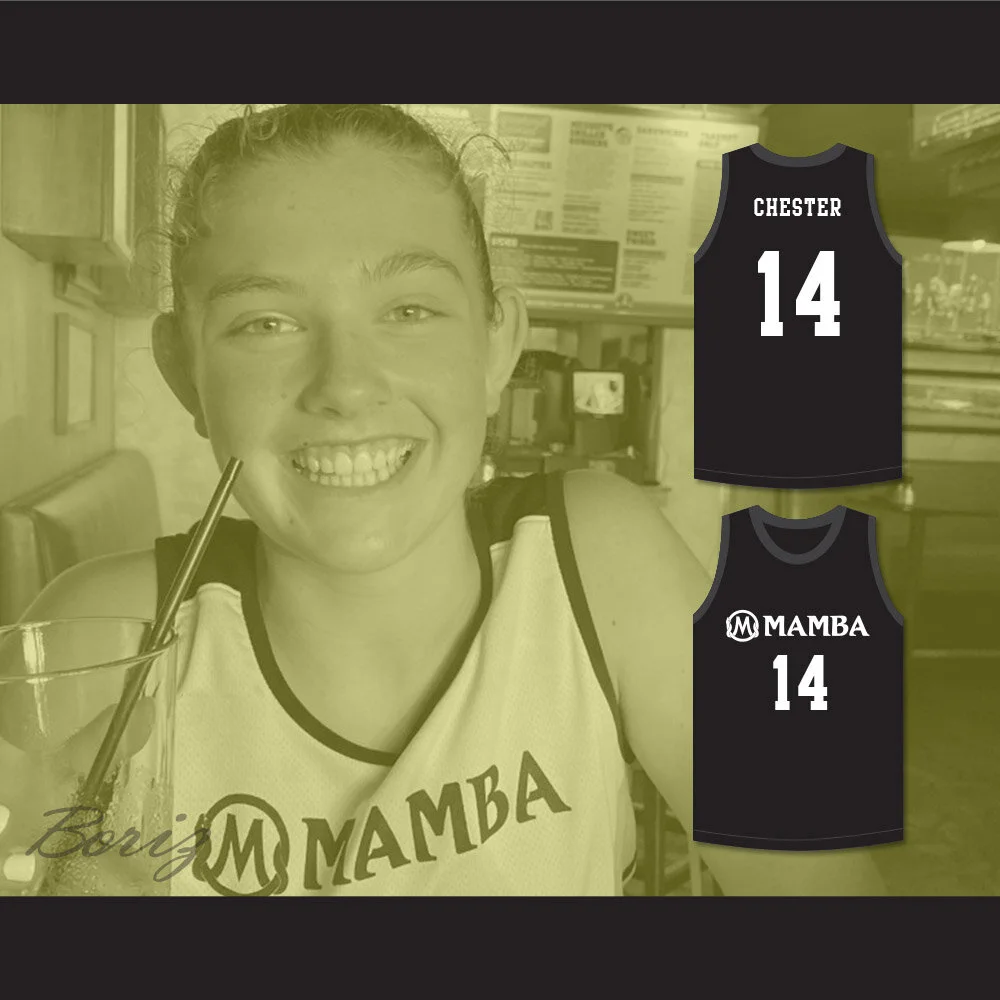 Payton Chester 14 Mamba Ballers Black Basketball Jersey — BORIZ