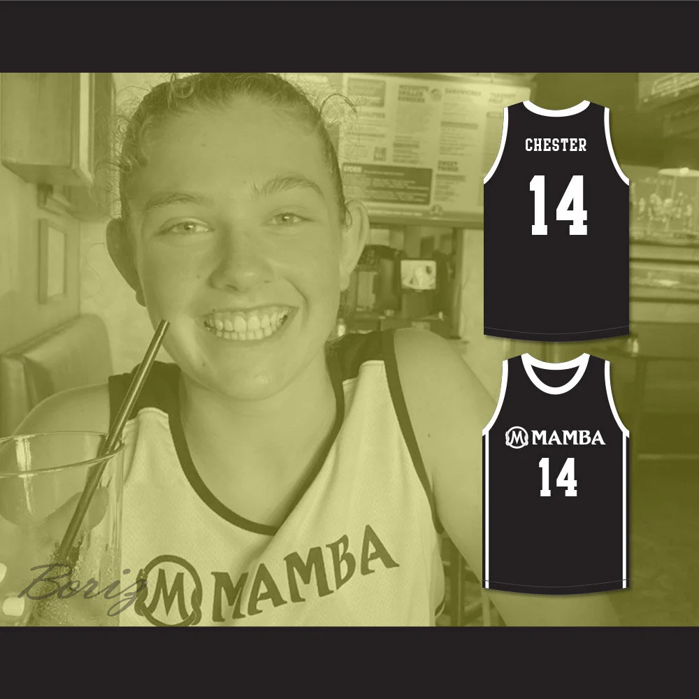 Payton Chester 14 Mamba Ballers Black Basketball Jersey Version 2 — BORIZ