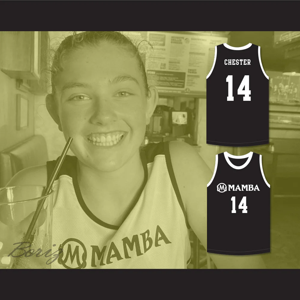 Payton Chester 14 Mamba Ballers Black Basketball Jersey Version 4 — BORIZ