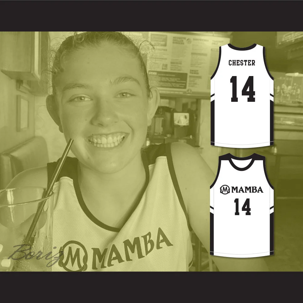 Payton Chester 14 Mamba Ballers White Basketball Jersey Version 2 — BORIZ