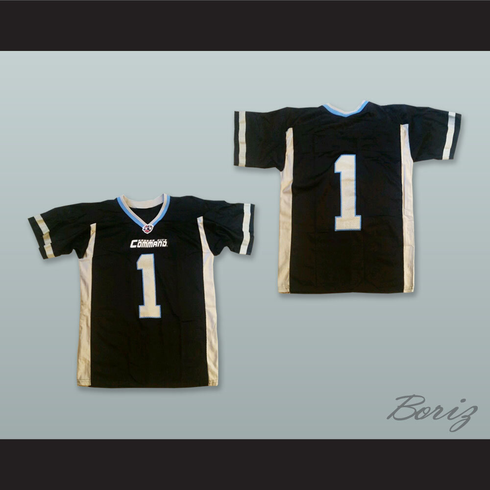 Kansas City Command 1 Black Football Jersey — BORIZ