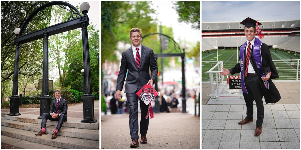 UGA Cap and Gown Portraits — Luxury Portrait Photographer in Woodstock ...