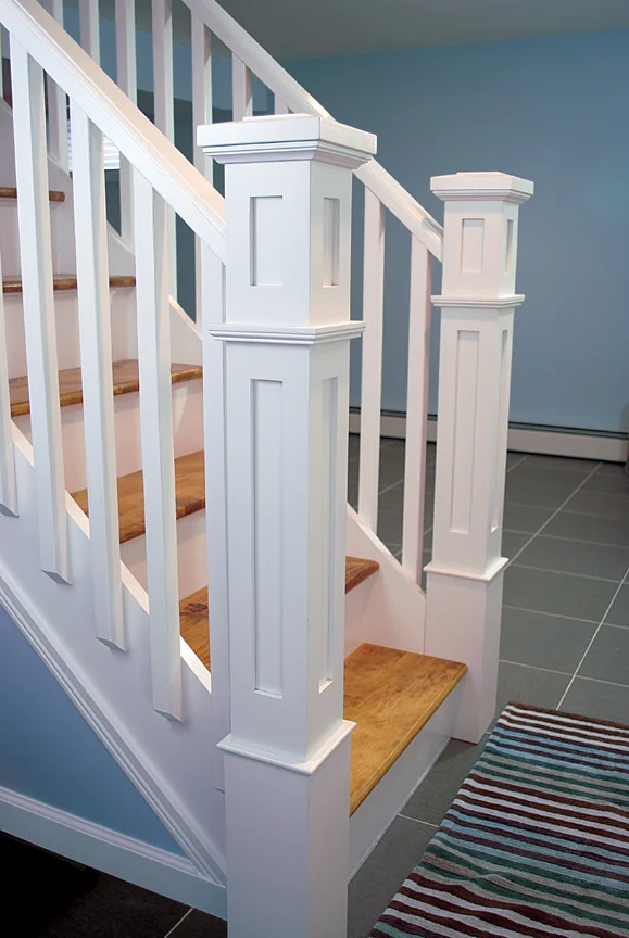 BASEMENT STAIRS — Keith Johnson CUSTOM WOODWORKING