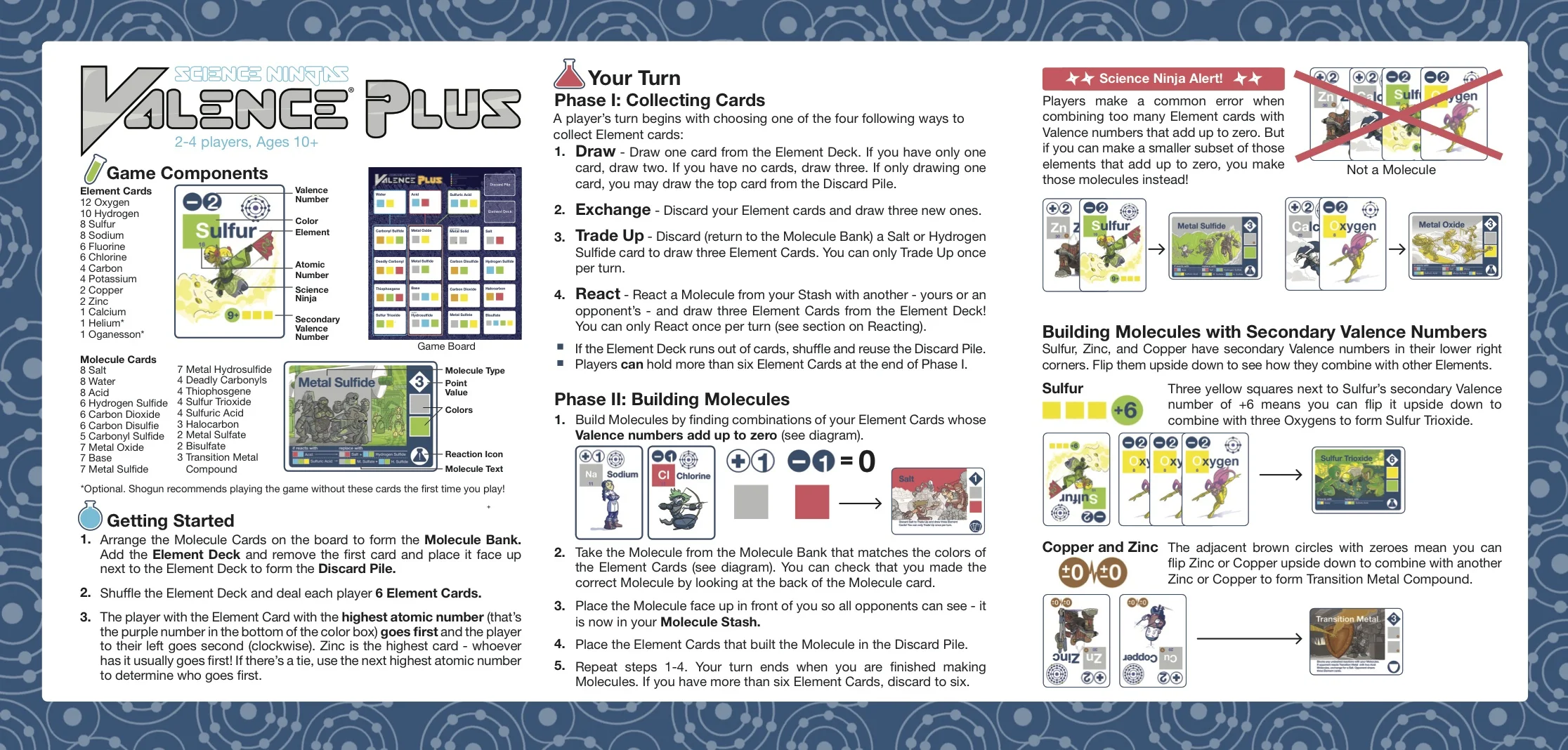 Valence Plus — Science Ninjas
