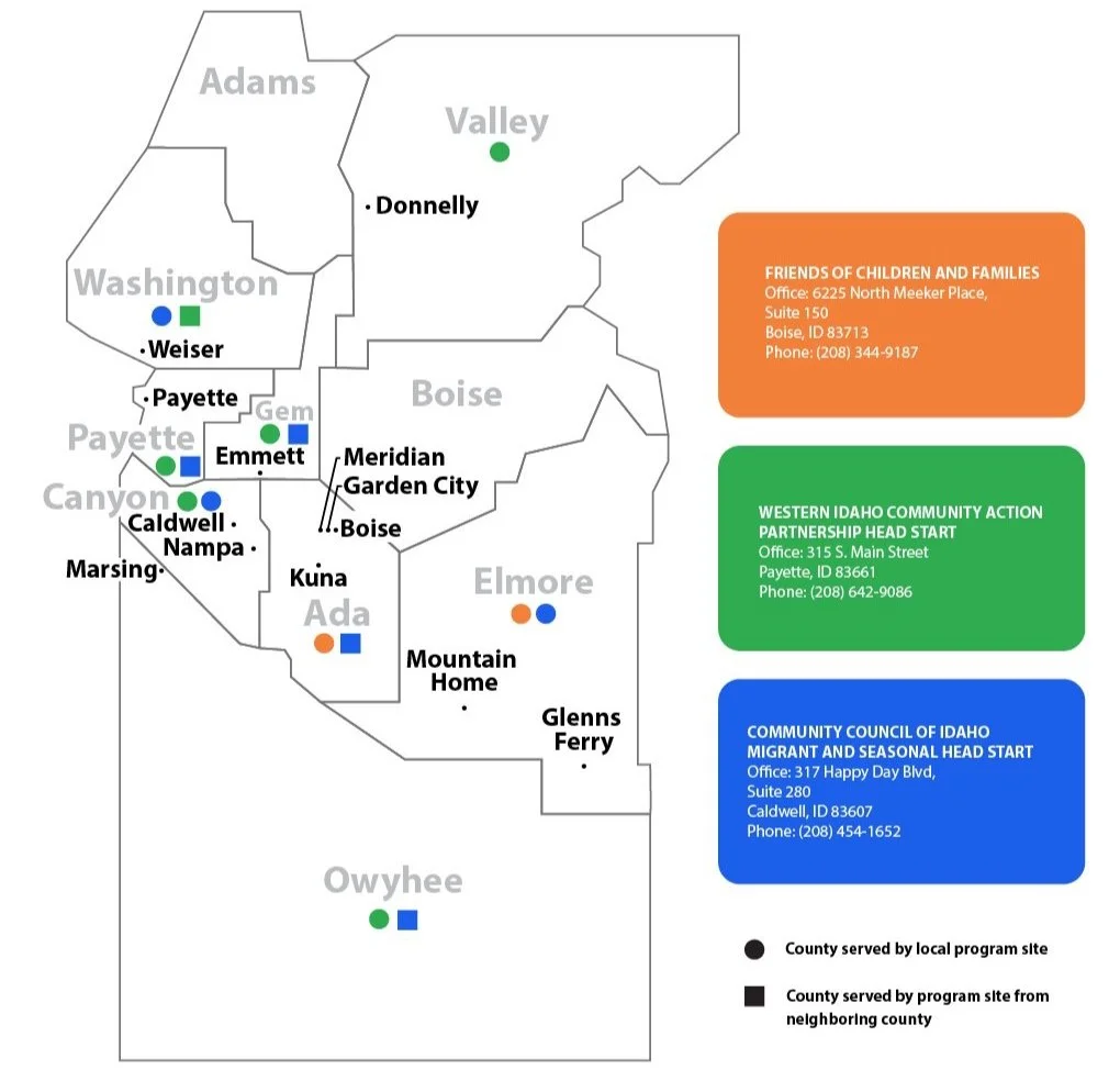 Southwest Idaho Programs — Idaho Head Start Association
