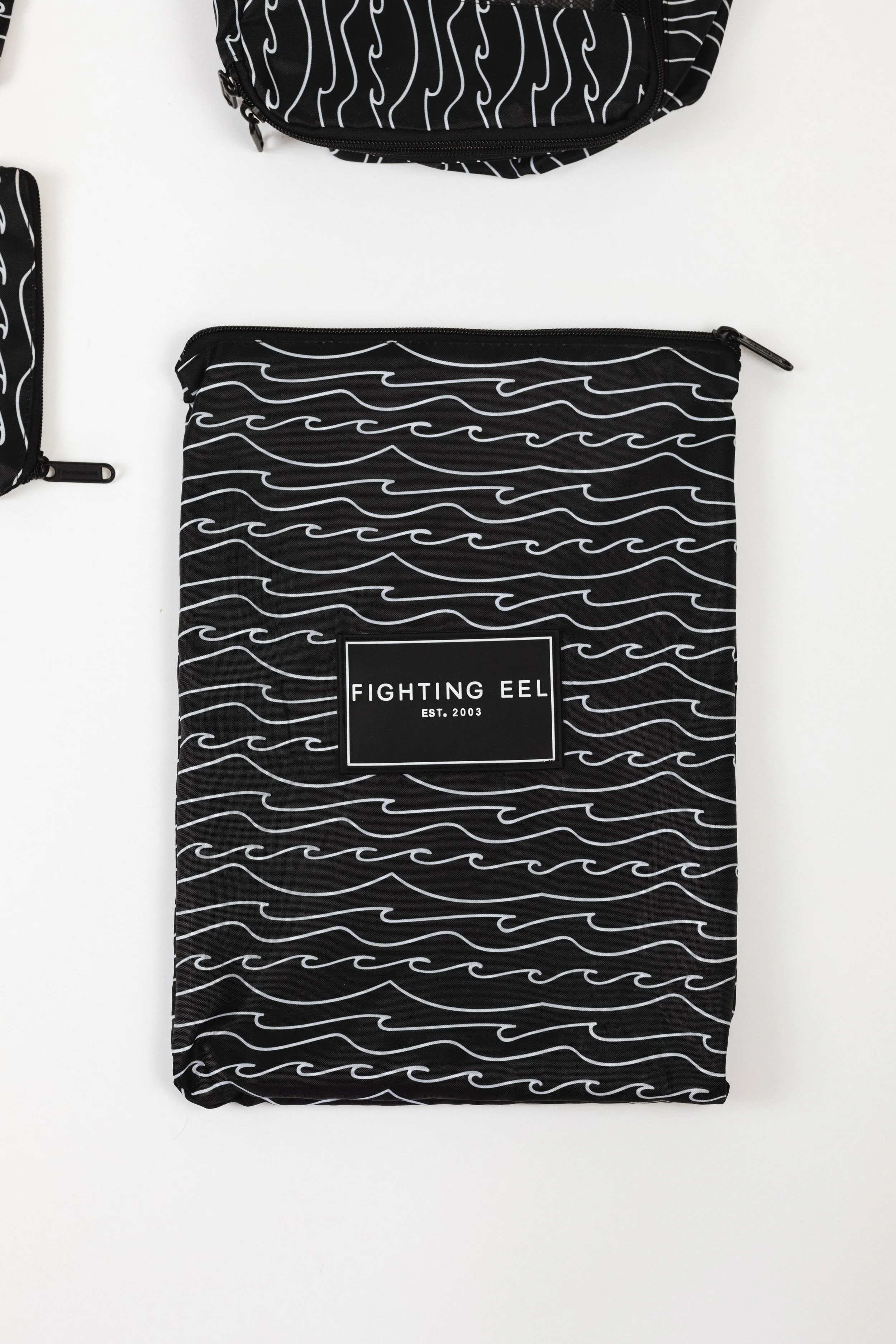 Packing Cube Set - Black Waves — FIGHTING EEL