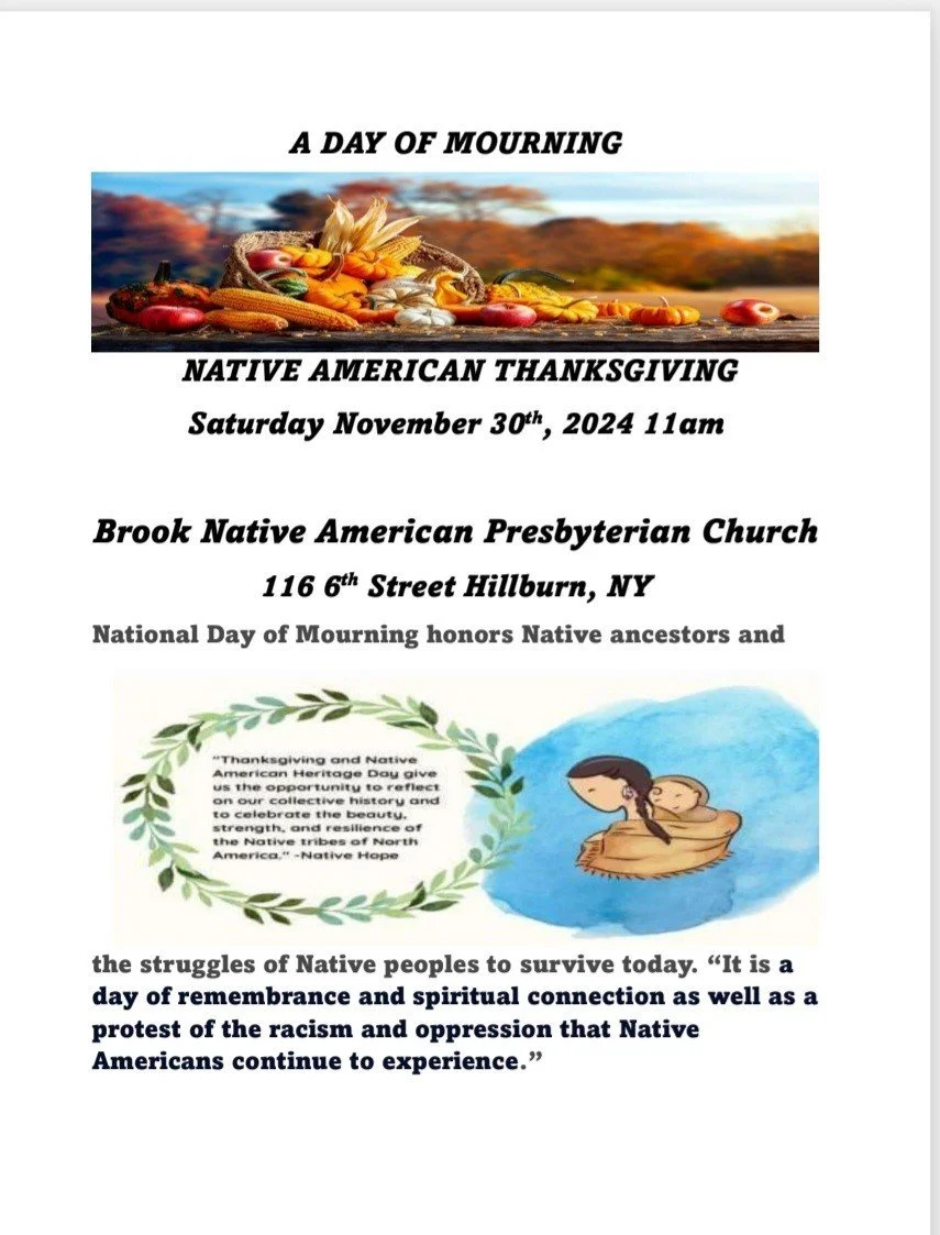 A Day of Mourning | Native American Thanksgiving — Synod of the Northeast