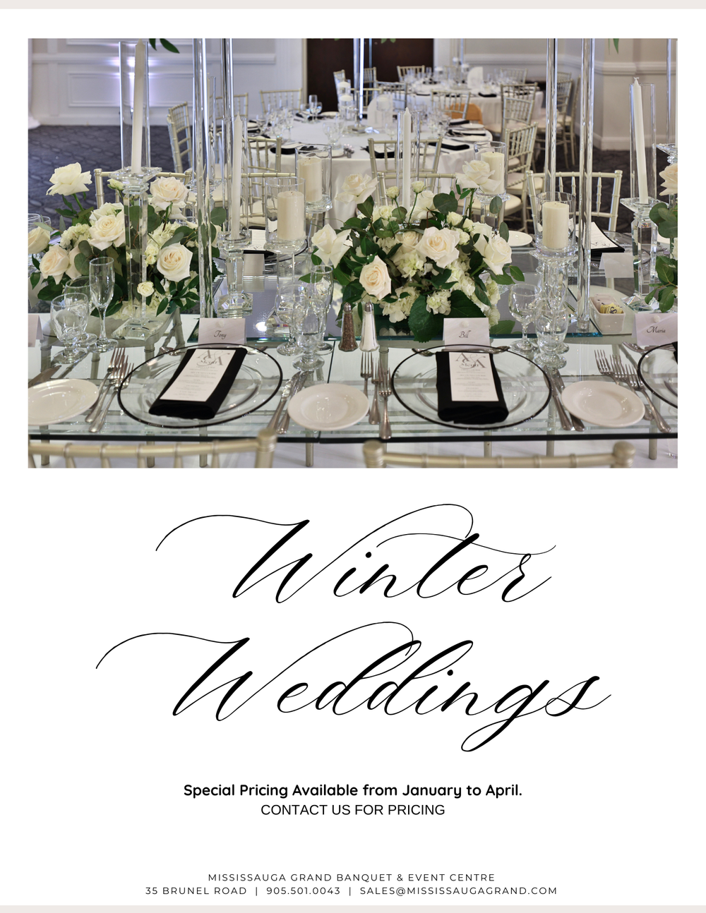 corporate events, wedding venues, banquet halls, Mississauga