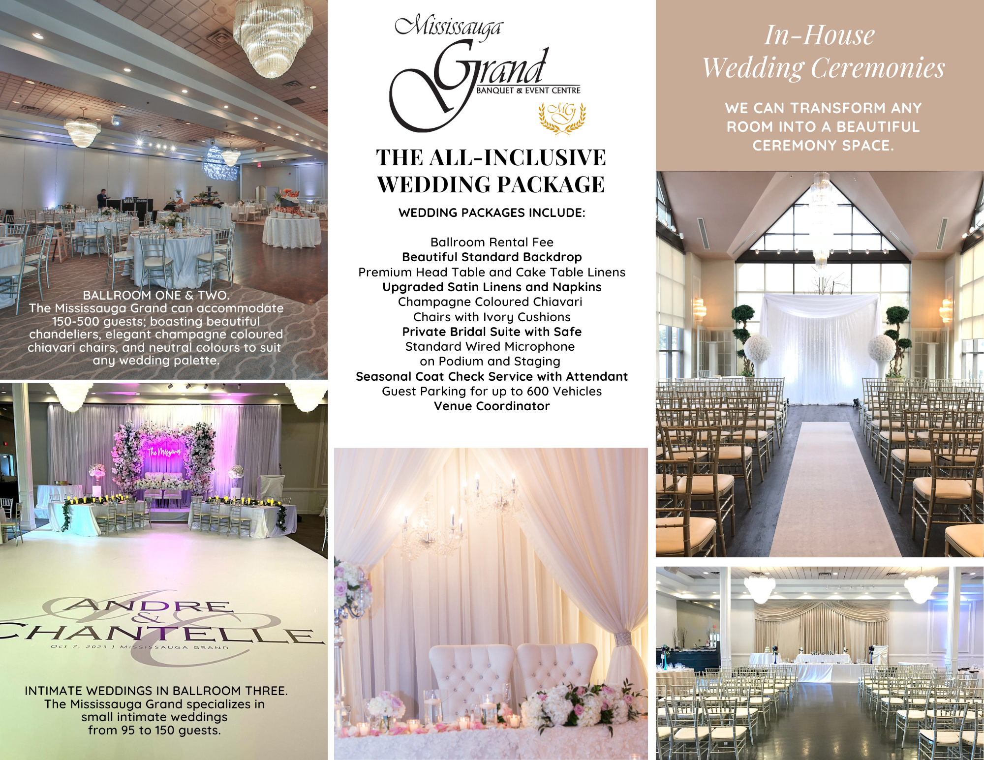 corporate events, wedding venues, banquet halls, Mississauga