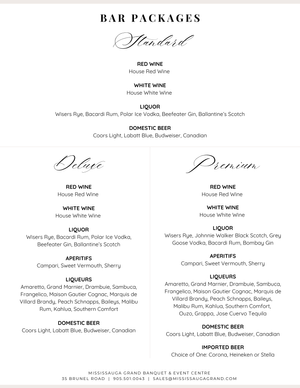 corporate events, wedding venues, banquet halls, Mississauga