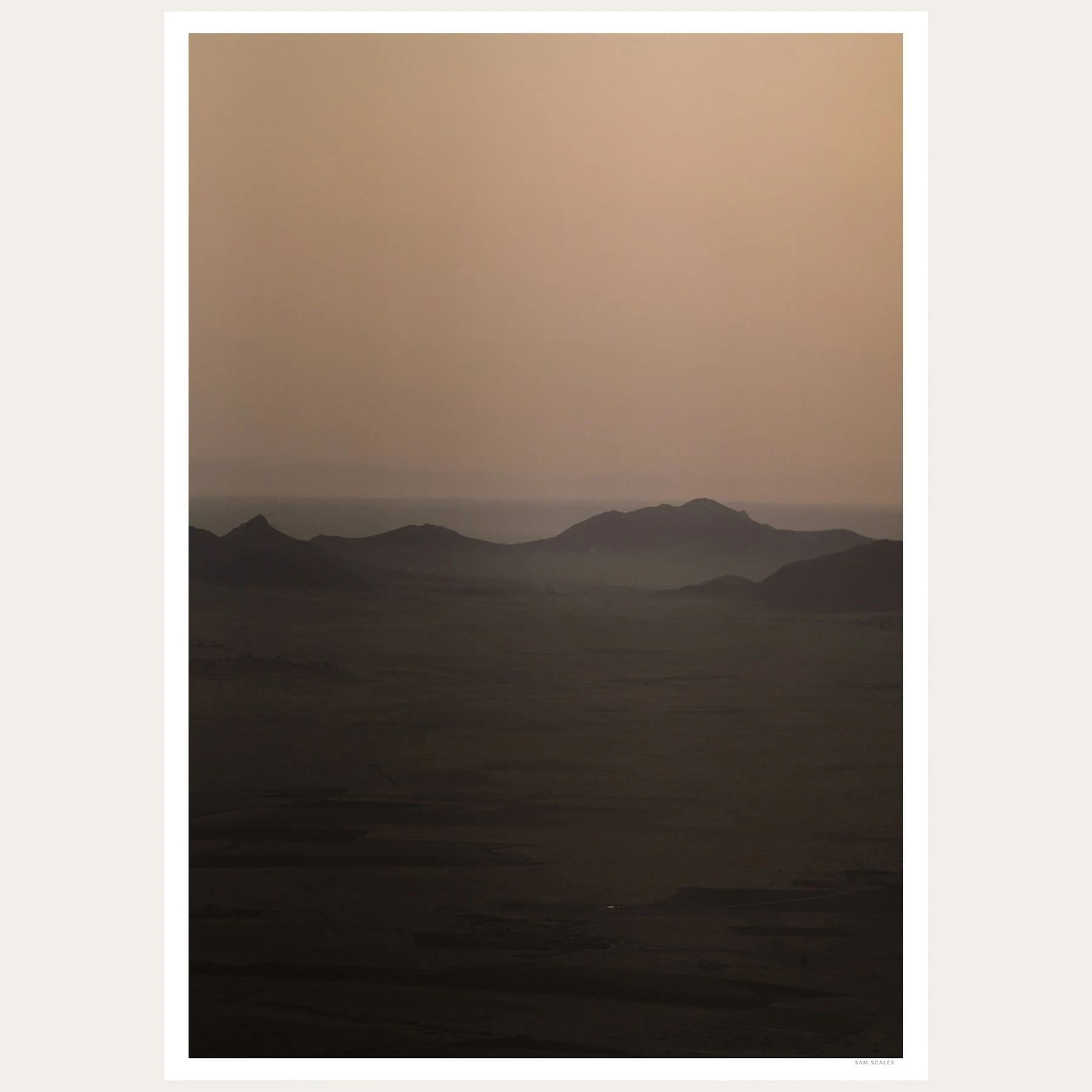 Bude / Coastal Landscape Print — SAM SCALES | Illustration ...