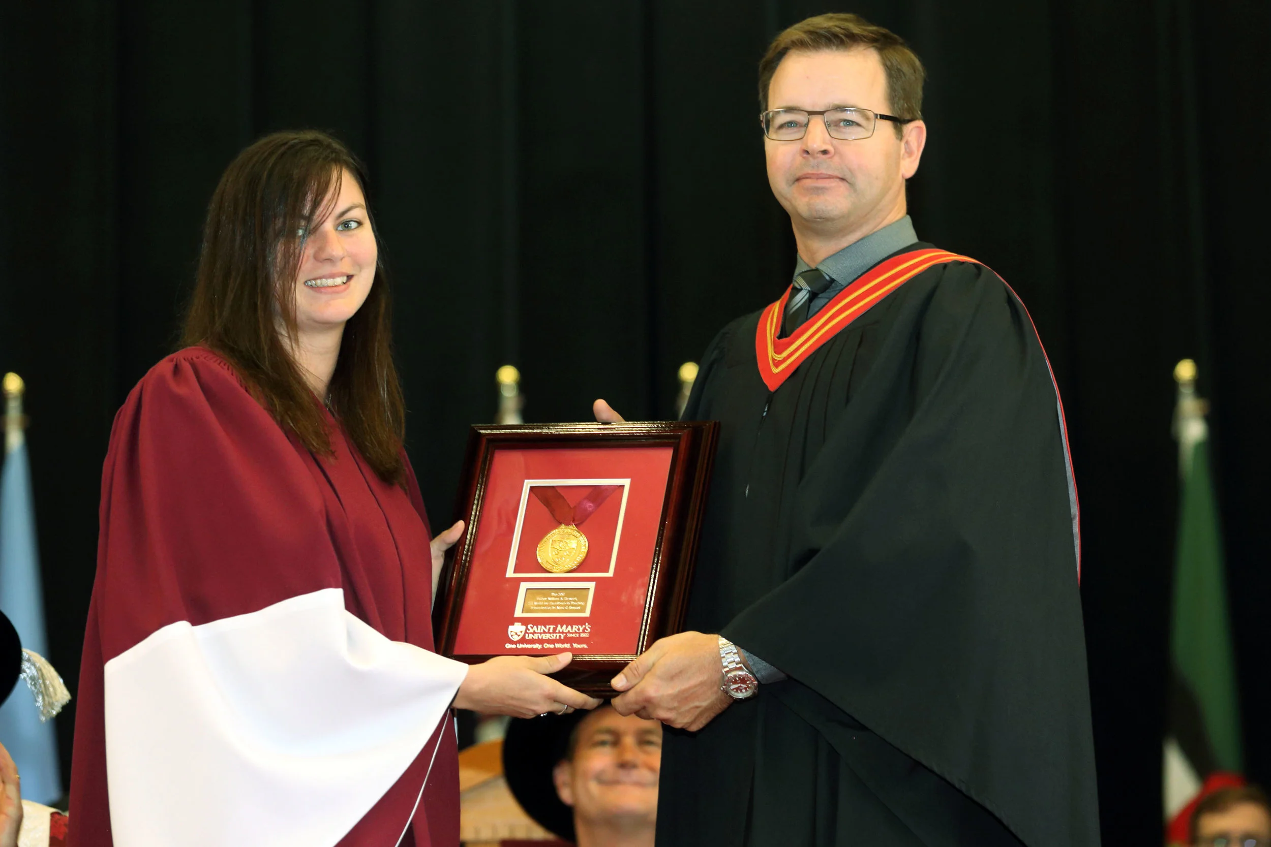 Dr. Marc Doucet receives the Stewart Medal for Excellence in Teaching ...