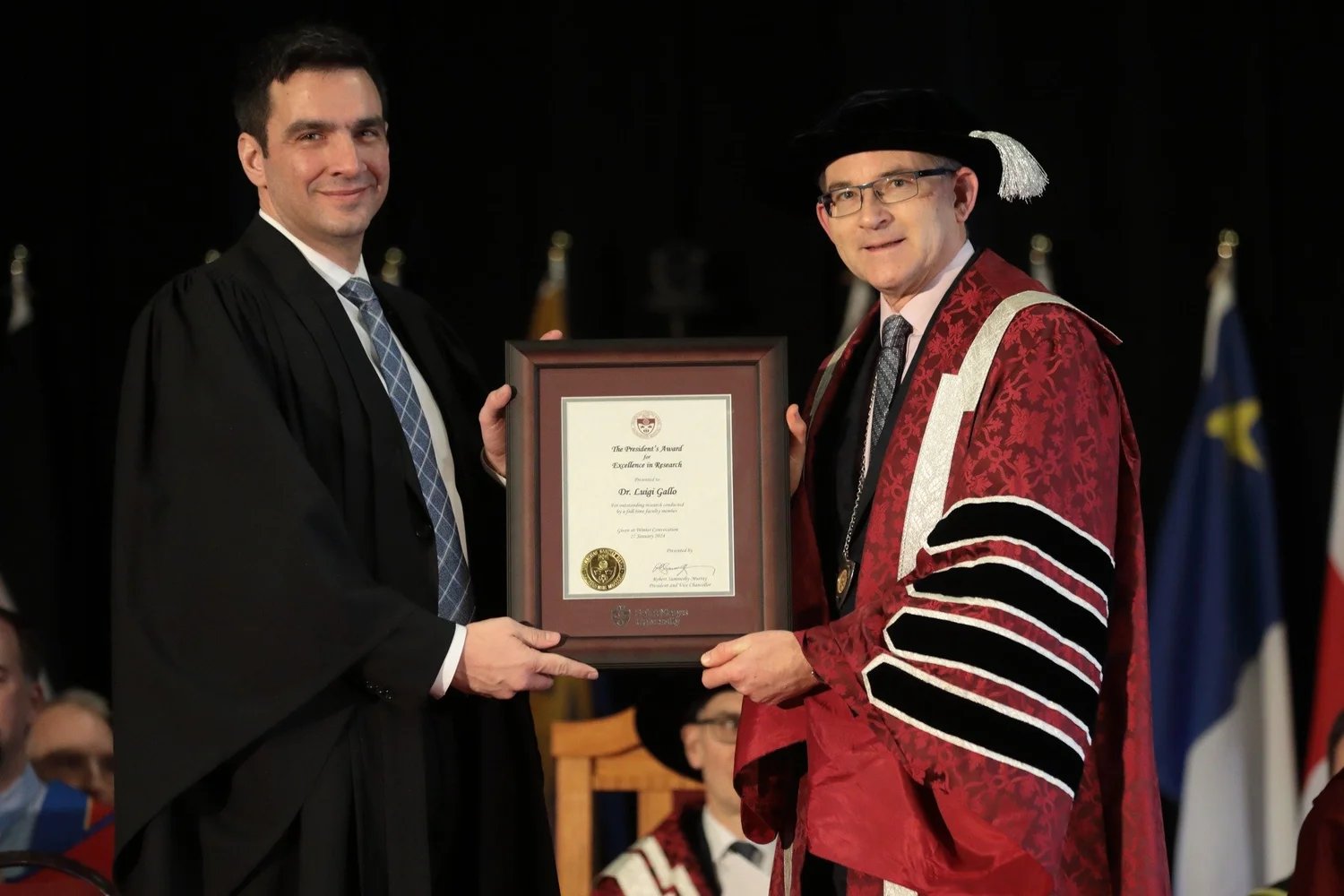 President’s Award for Excellence in Research: Dr. Luigi Gallo | SMU ...