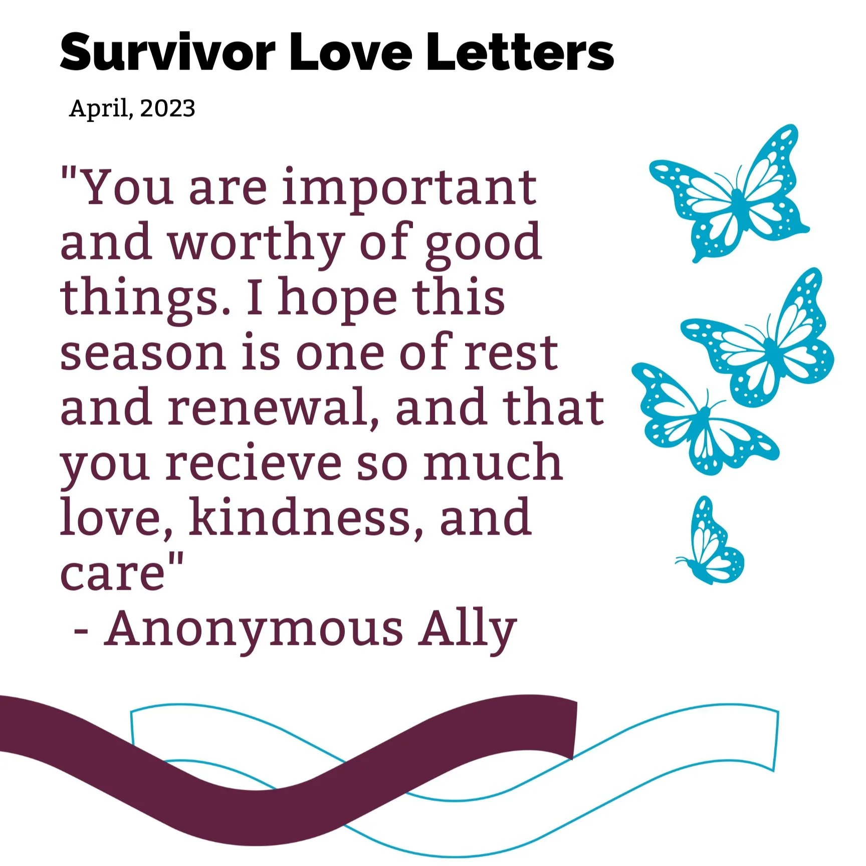 Survivor Love Letters: A show of support in honour of Sexual Assault ...