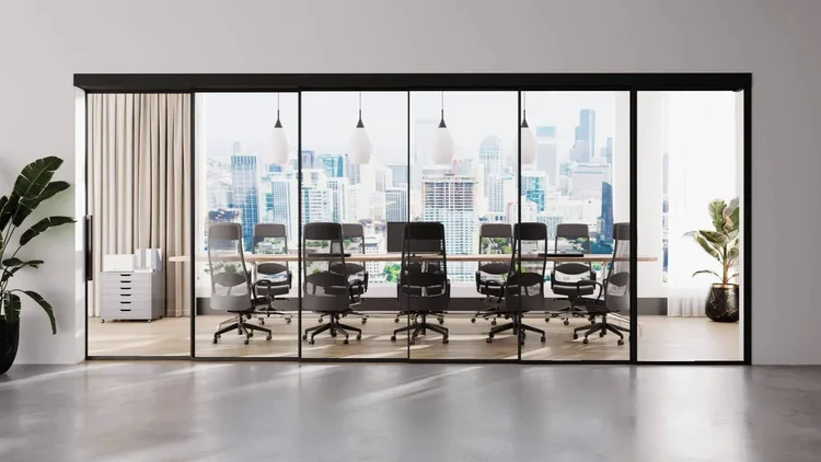Muraflex Demountable Glass Wall Partitions — Mezzacappa Design