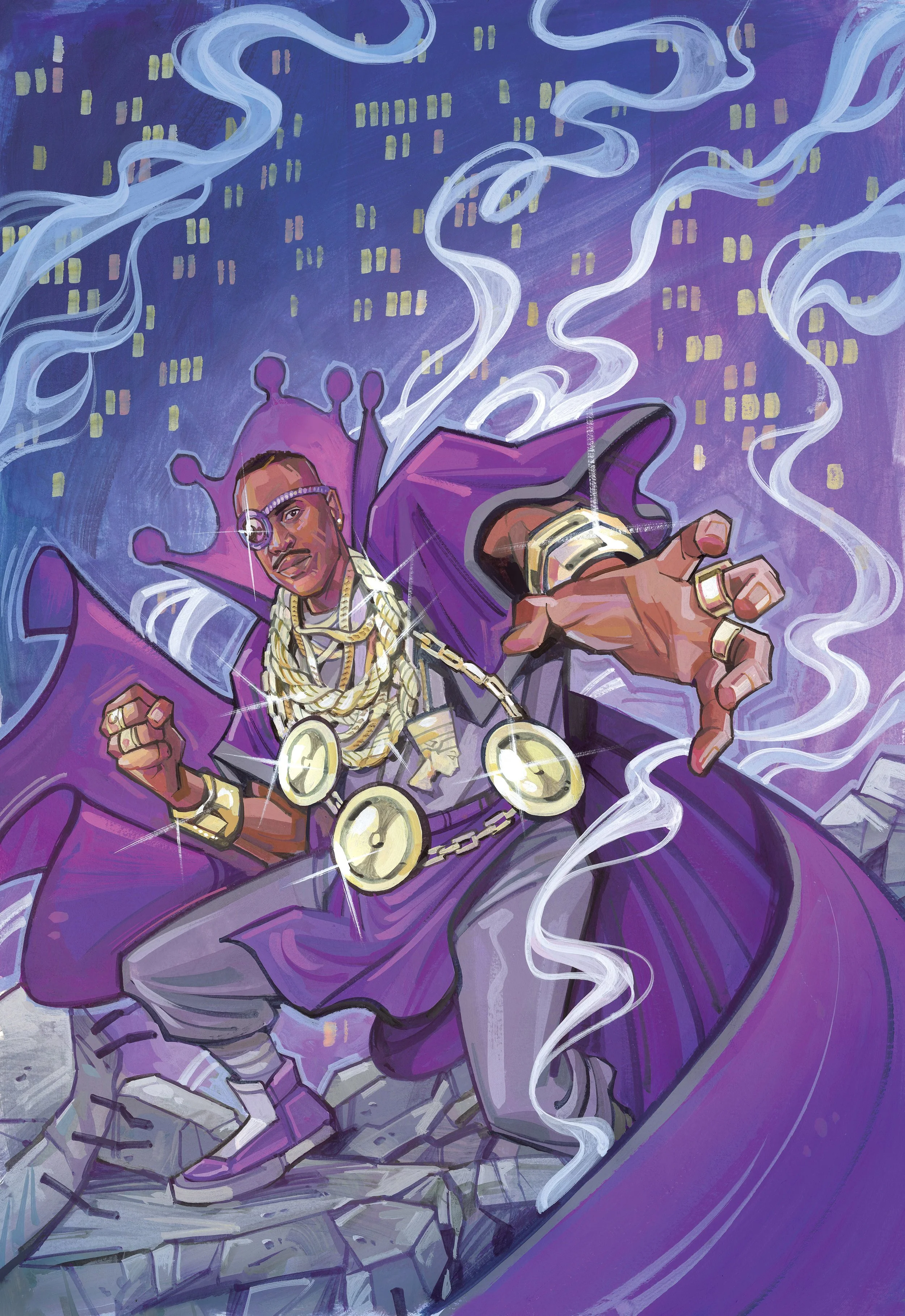 Original Slick Rick Legend Has It Cover art — Kagan McLeod
