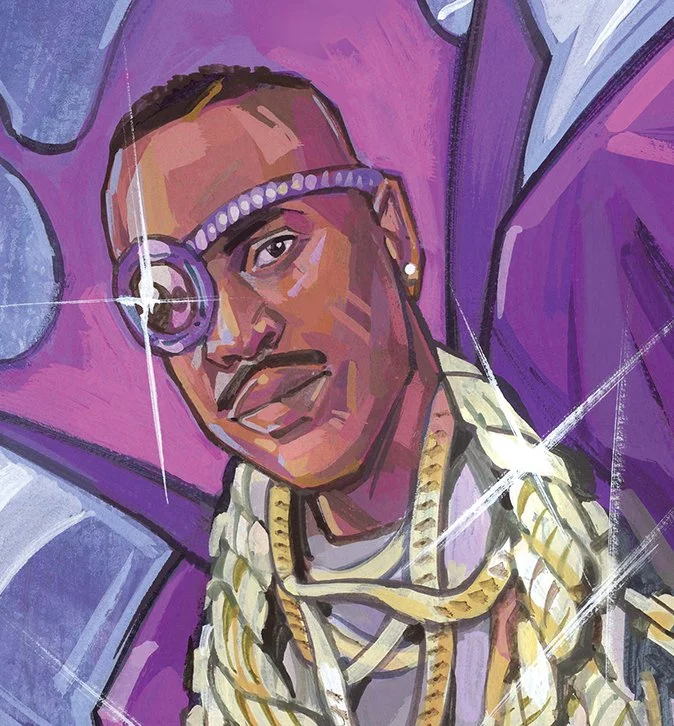 Original Slick Rick Legend Has It Cover art — Kagan McLeod