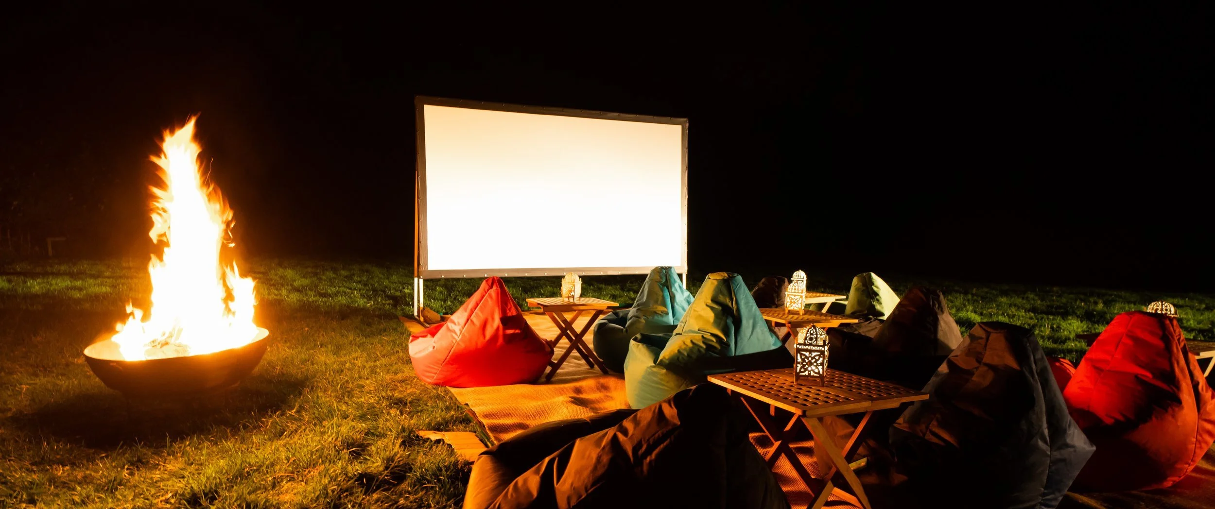 Resonate Events - 3m cinema screen outdoor package