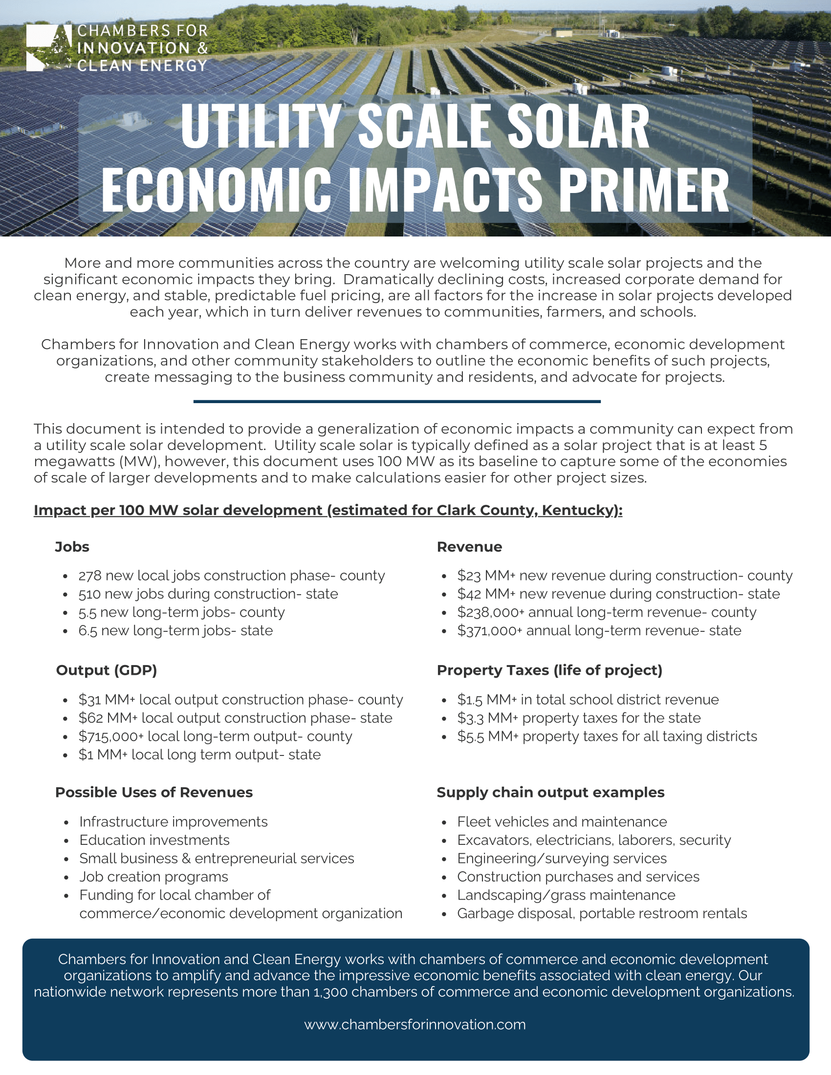 Kentucky Primer — Chambers for Innovation & Clean Energy