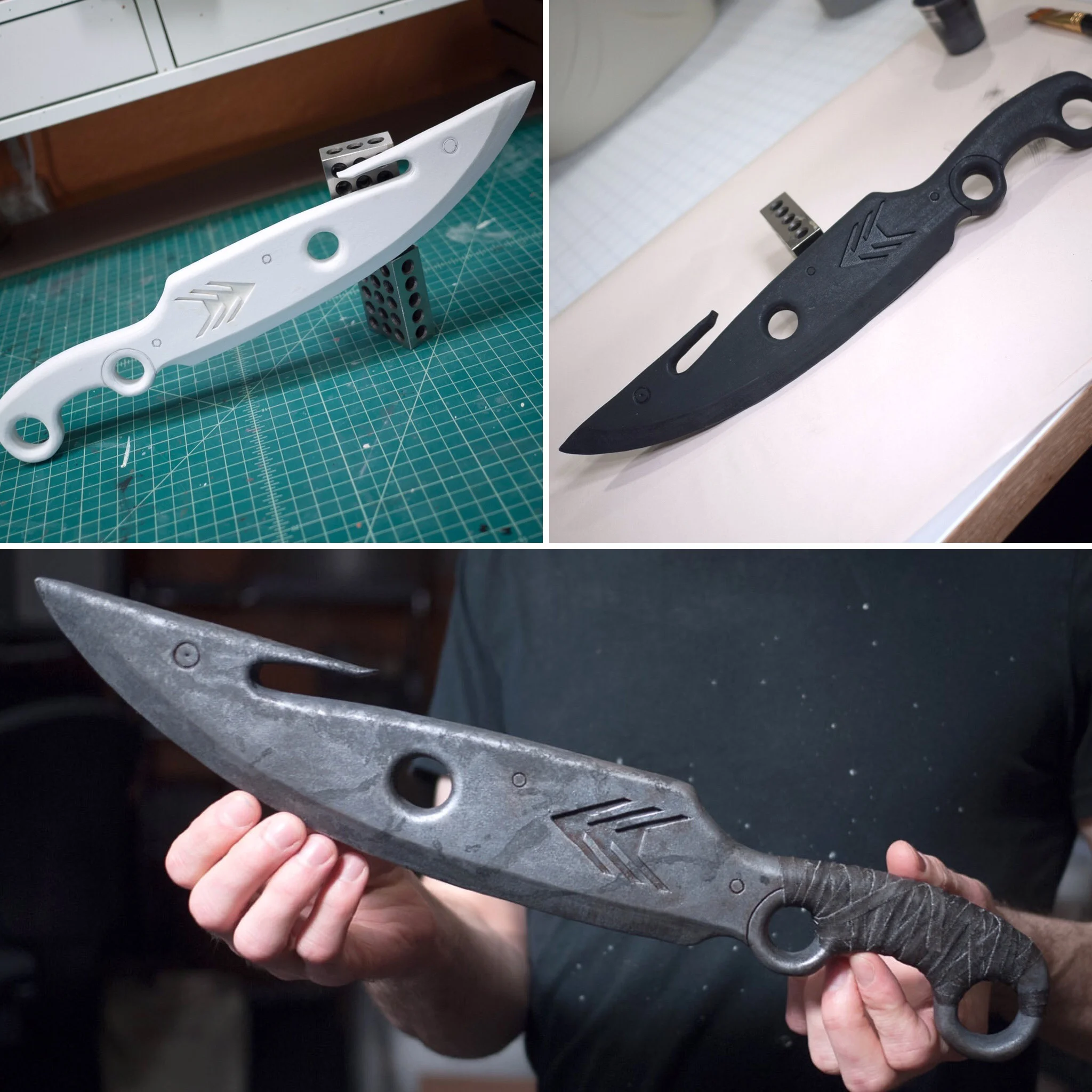 Hunter Knife Foam Prop, Destiny — Modulus Props