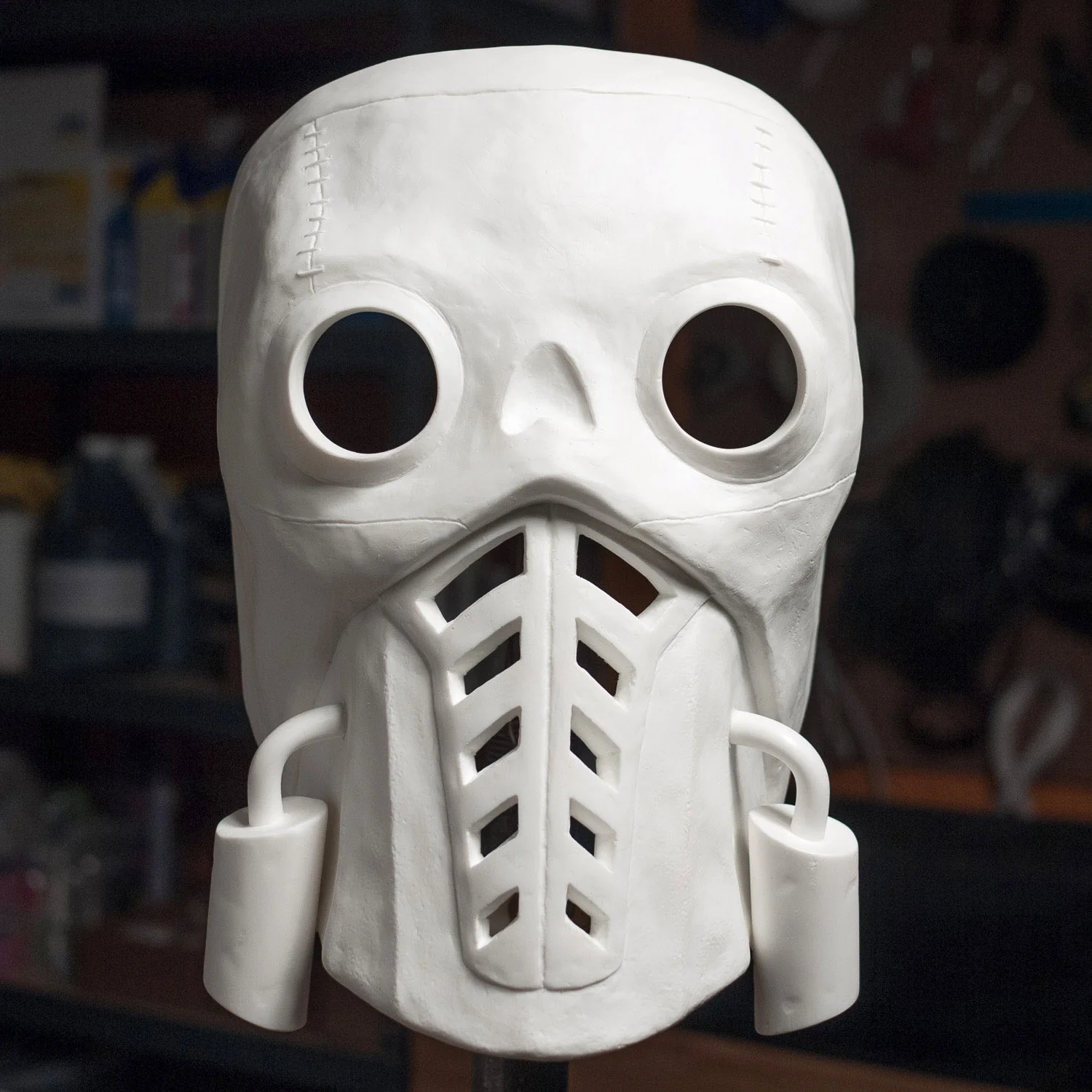 Borderlands Bandit Steve Mask - Unpainted Resin Cast — Modulus Props