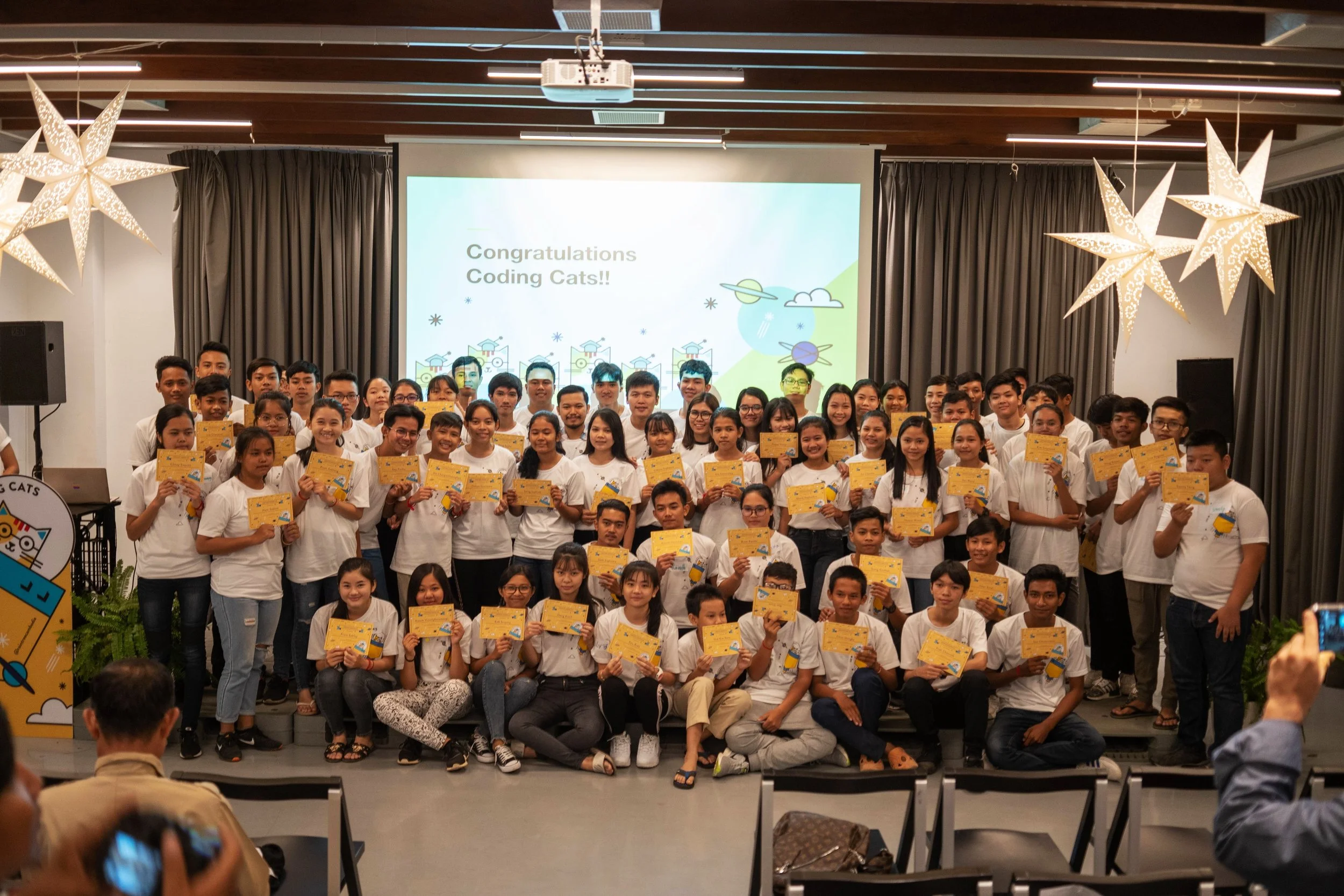 Celebrating the first clowder of Coding Cats! — Raintree Cambodia