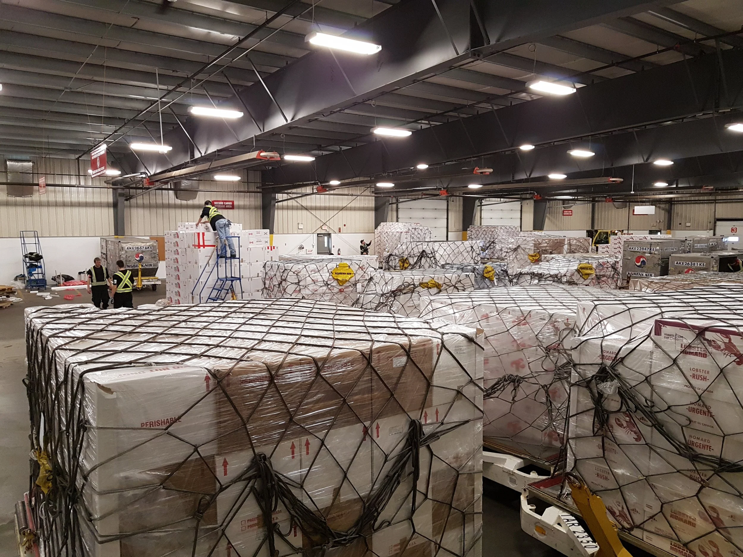 Air Cargo Facility Halifax YHZ- Storage of ULDs - Refrigerated Cargo ...