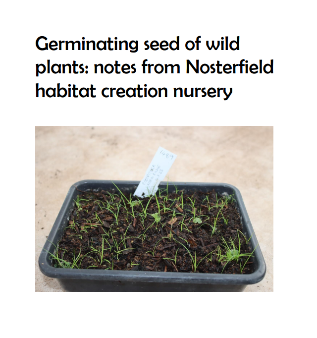 Plant Propagation — The Lower Ure Conservation Trust