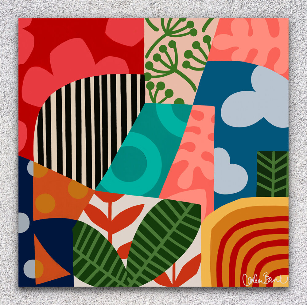 Botanic and Geometric Original Paintings — Carla Bank