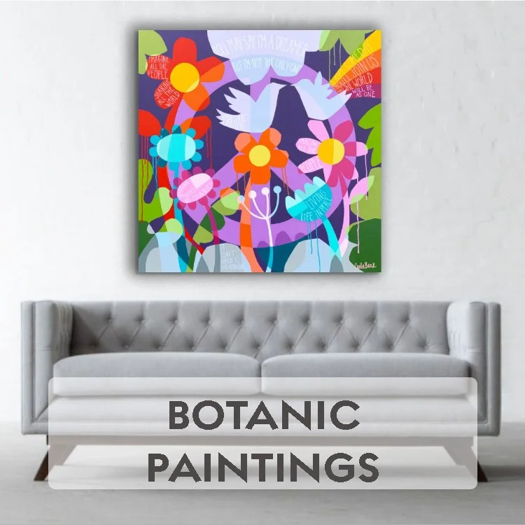 Carla Bank Art - Modern uplifting vibrant colorful paintings