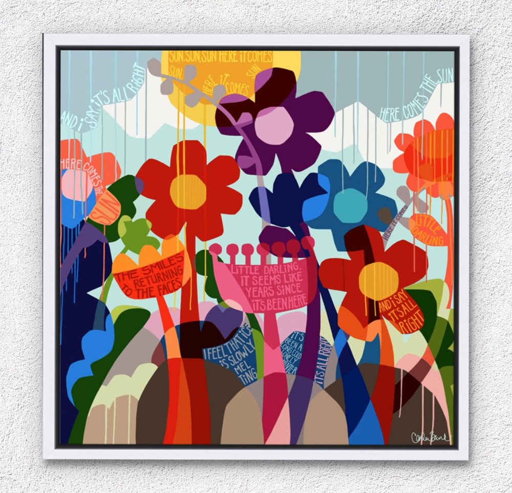 Carla Bank Art - Modern uplifting vibrant colorful paintings