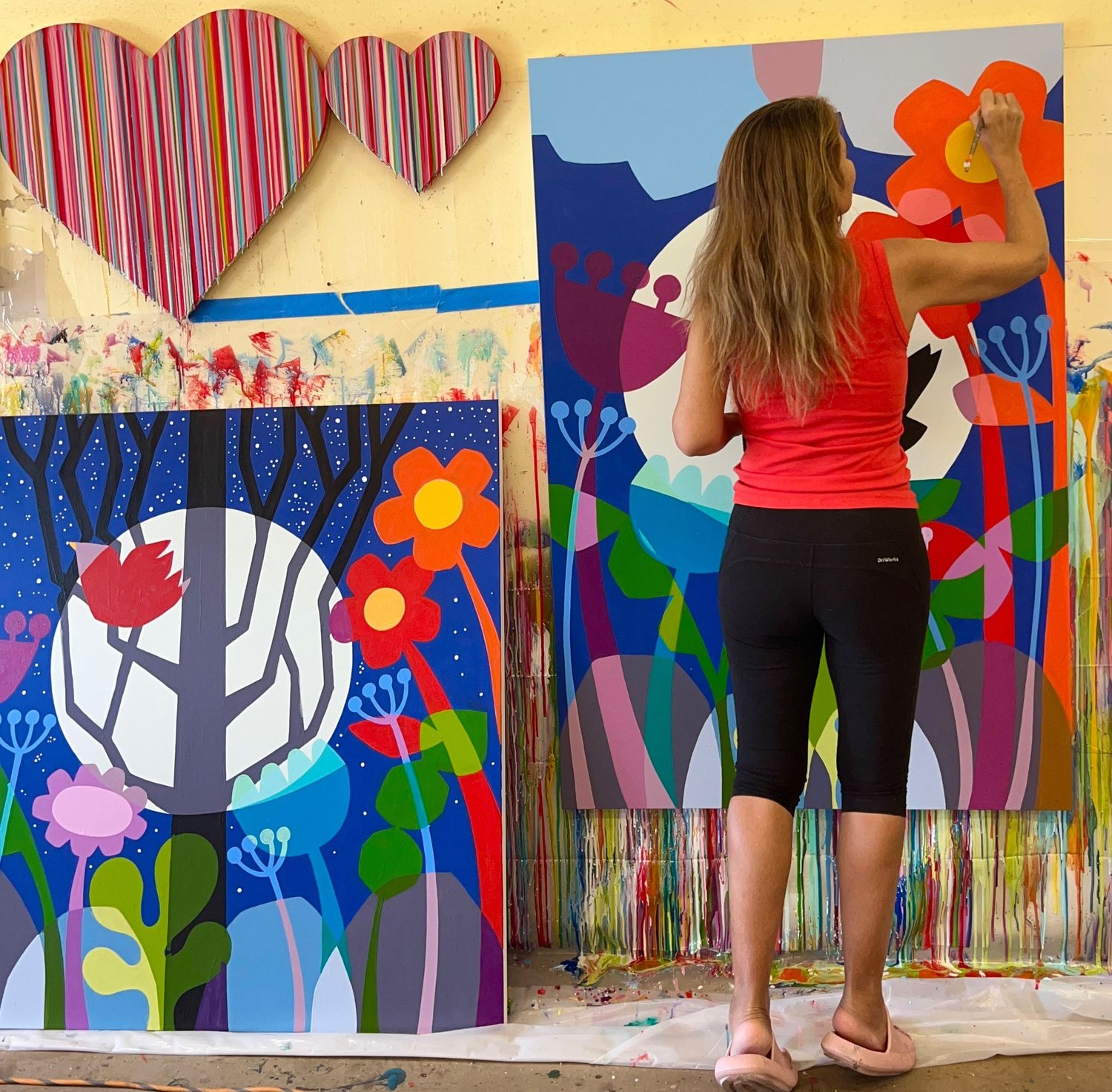 Carla Bank Art - Modern uplifting vibrant colorful paintings