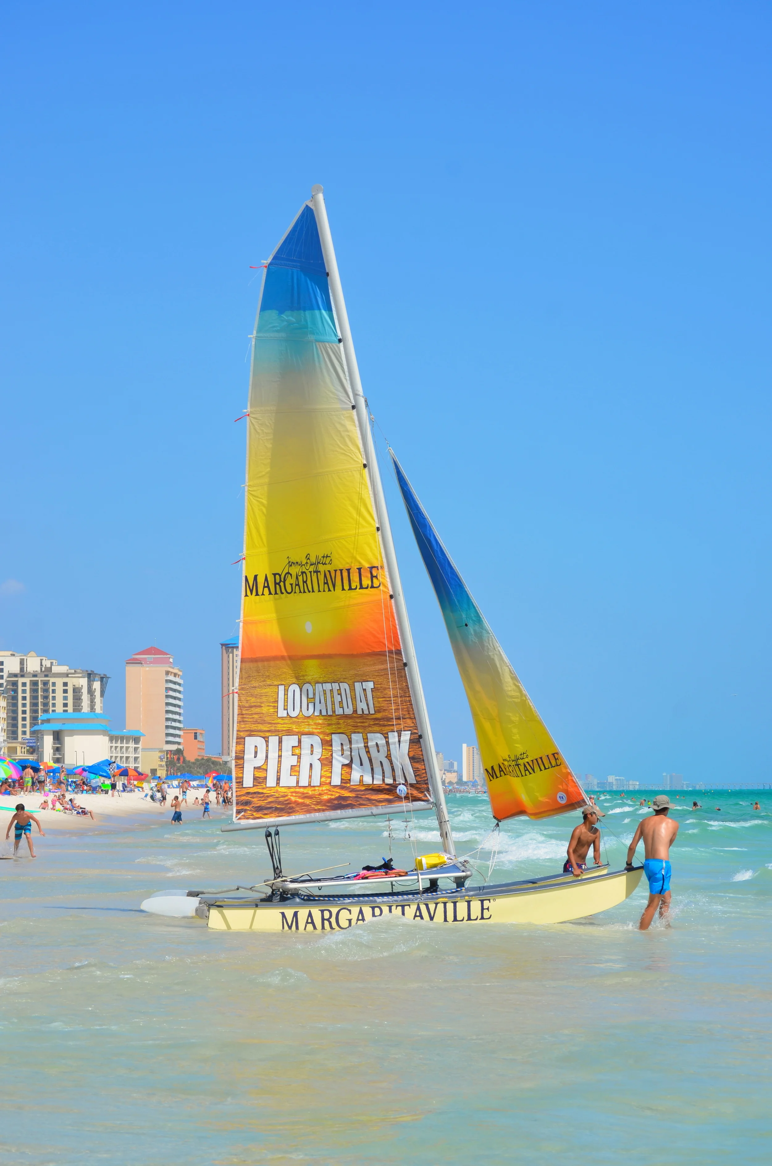Sailboat and beach advertising programs — MASSIVEMEDIA