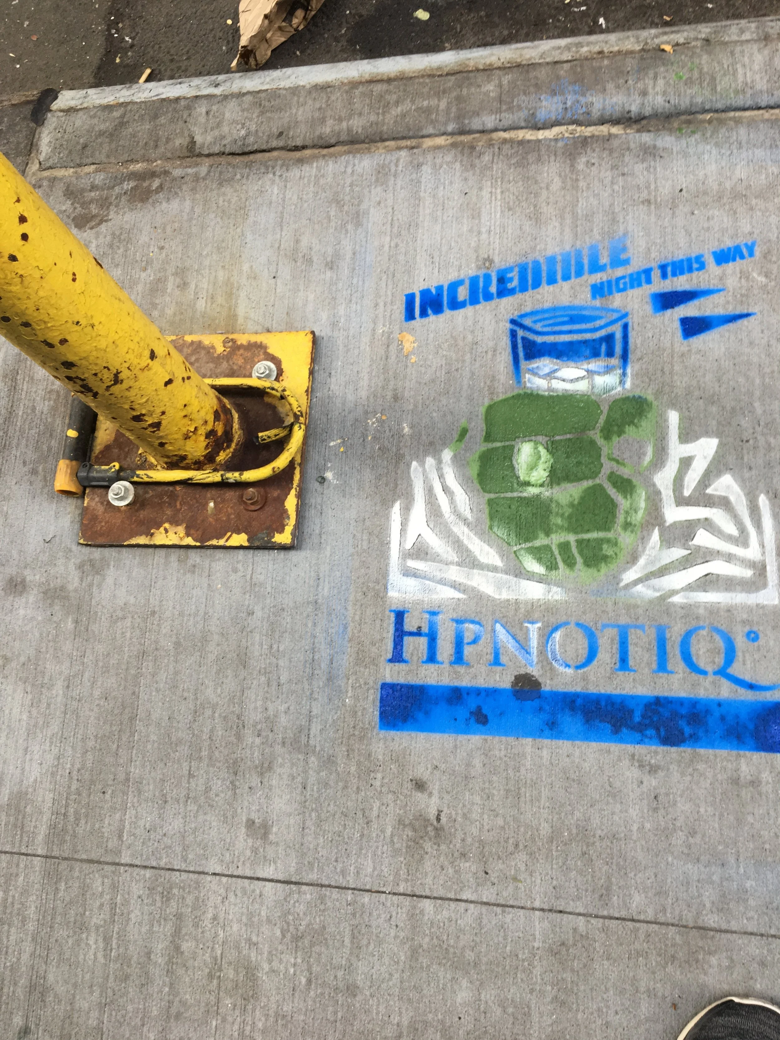 Sidewalk Chalk Stencil Advertising — MASSIVEMEDIA