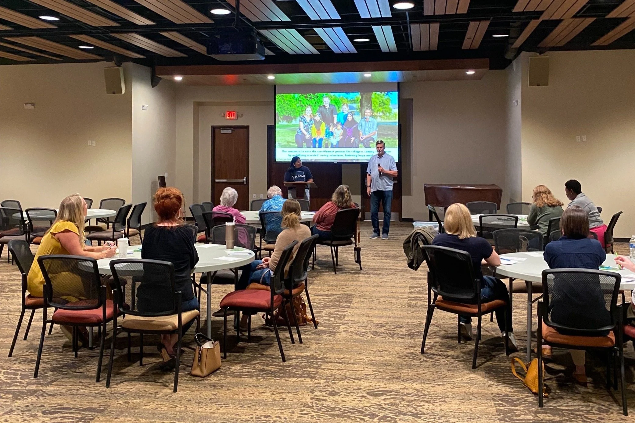 houston welcomes refugees