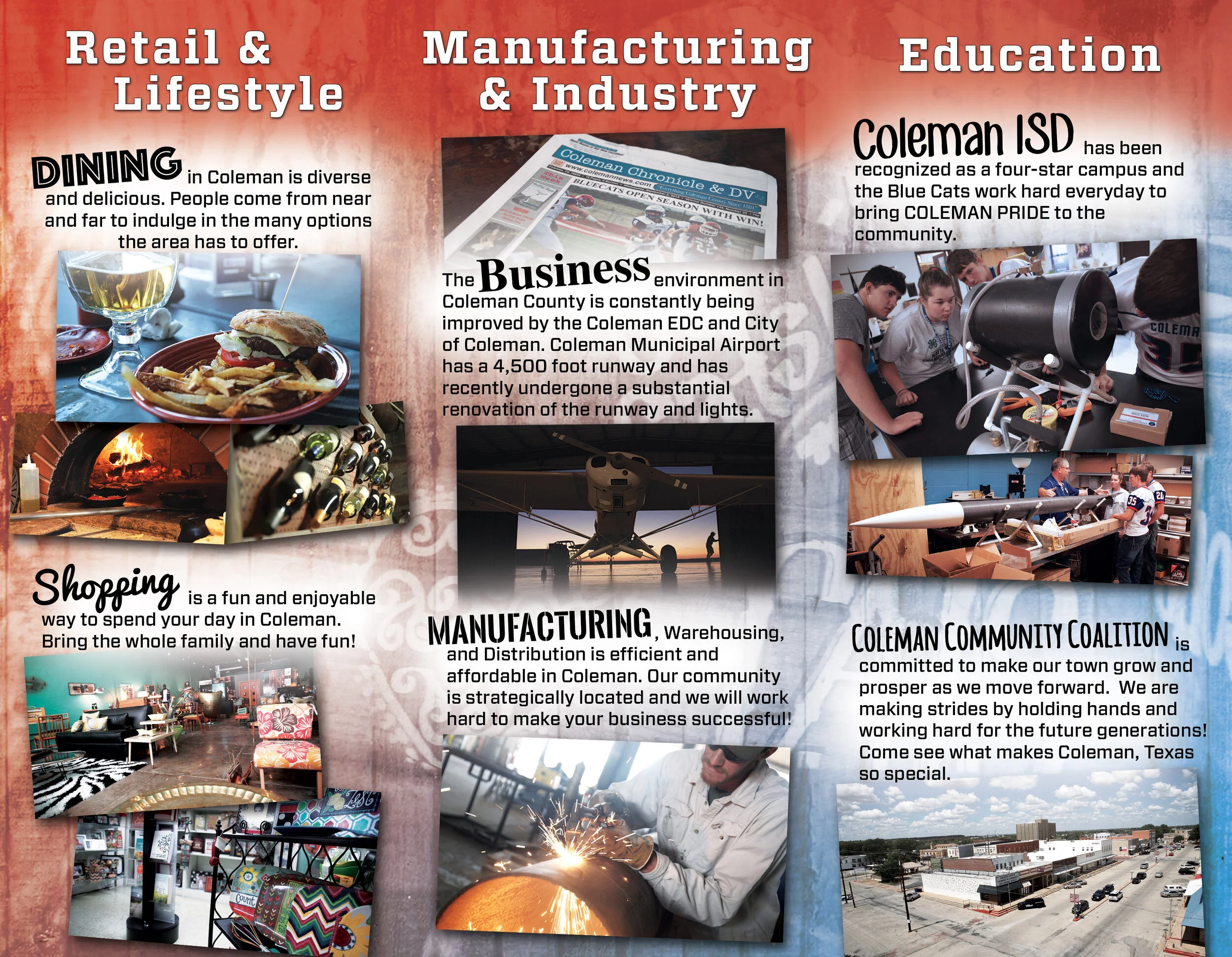 Brochures & Maps — Coleman, Texas EDC