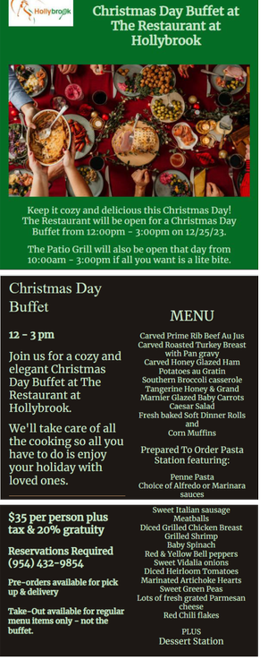 Restaurant at Hollybrook — Hollybrook Golf and Tennis Club