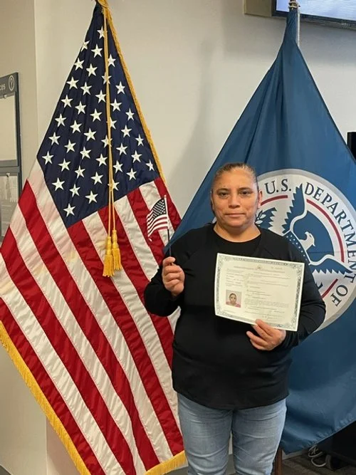 Congratulate a new U.S. Citizen - Ana Fajardo — Skyline Literacy