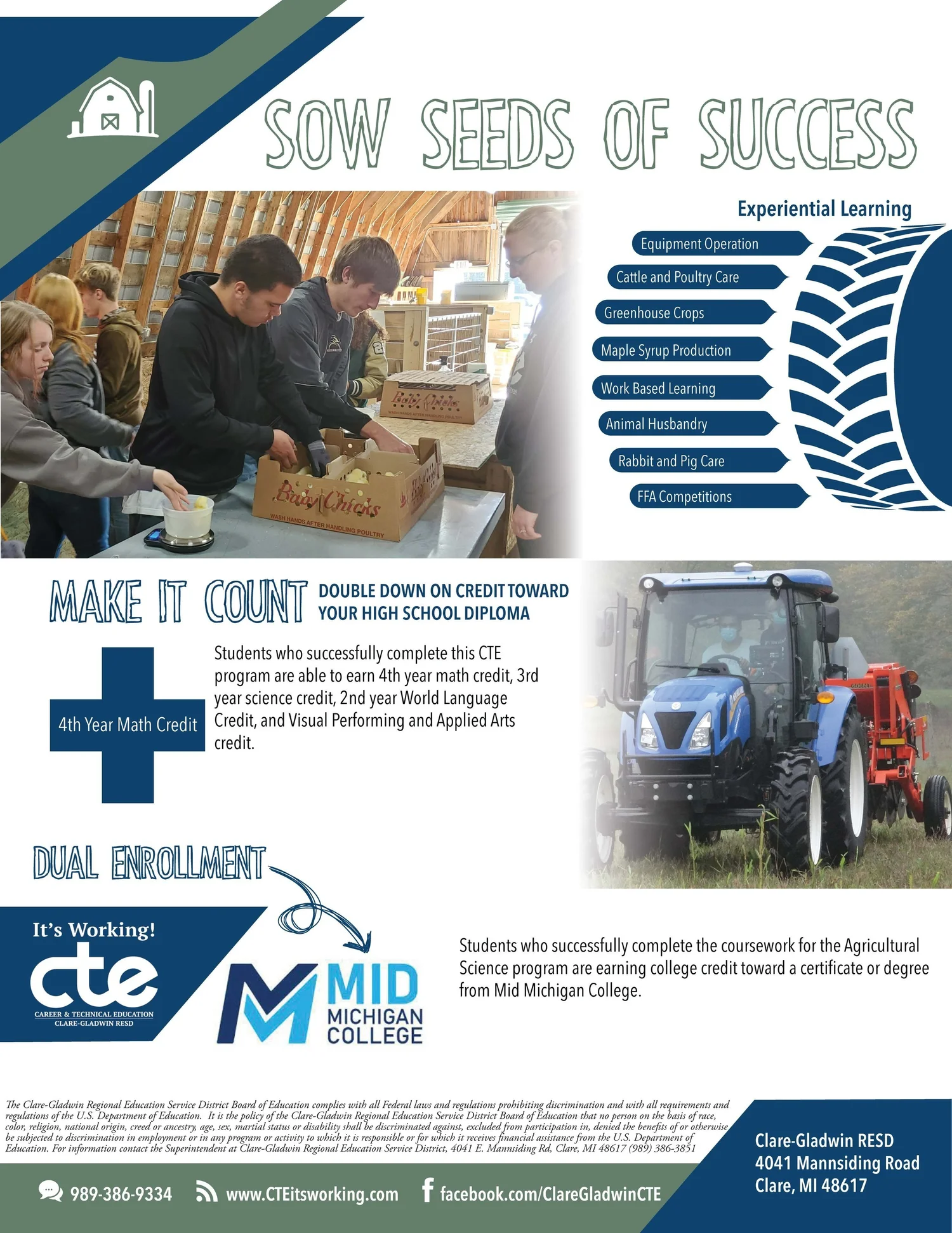 Agricultural Science — CTE: It's Working!