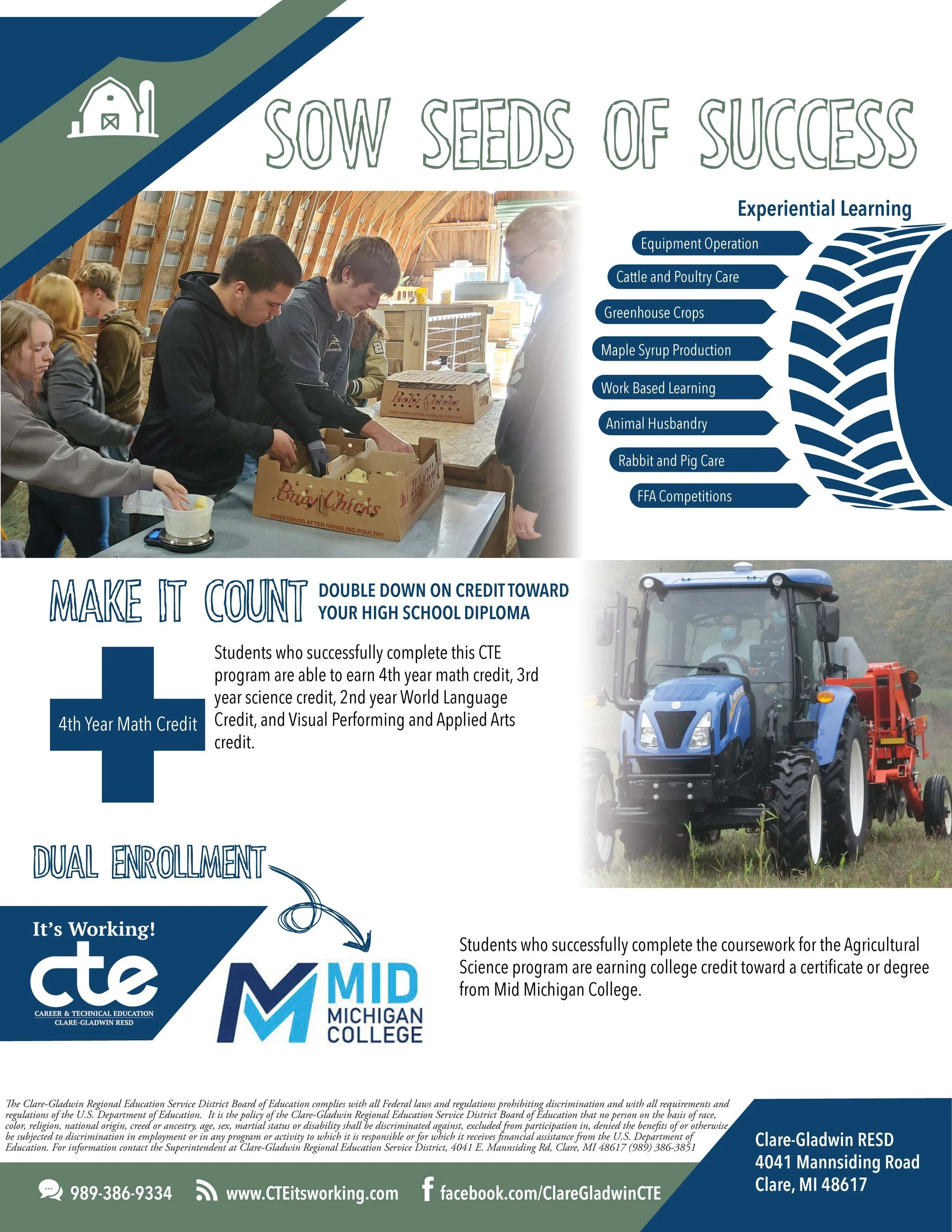 Agricultural Science — CTE: It's Working!