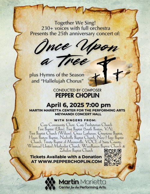25th anniversary of ONCE UPON A TREE, Meymandi Concert Hall, Raleigh ...