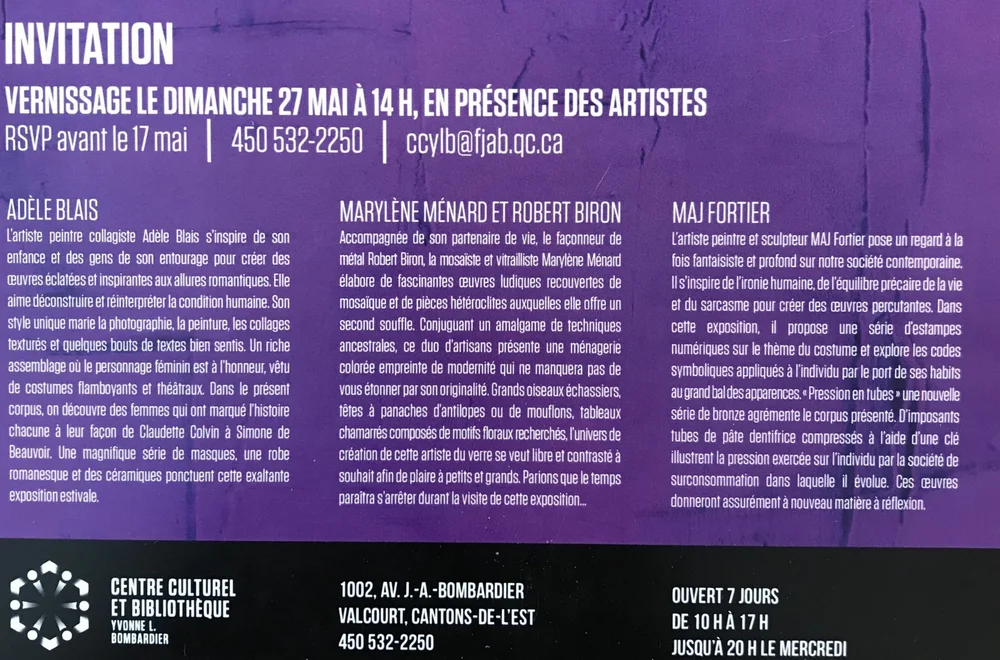 Expositions — Adèle Blais