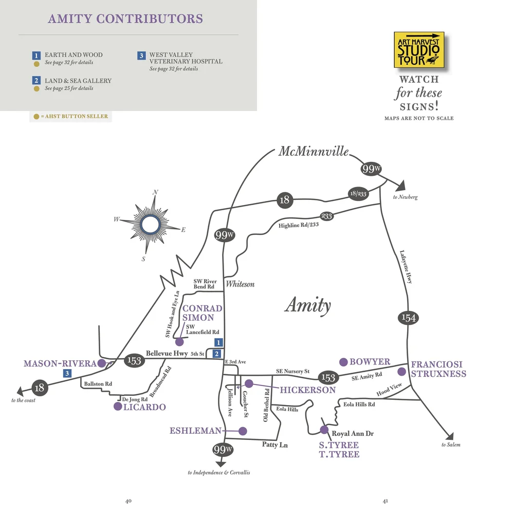 Maps — Art Harvest Studio Tour