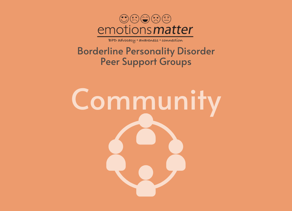 Peer Support Groups Information — Emotions Matter