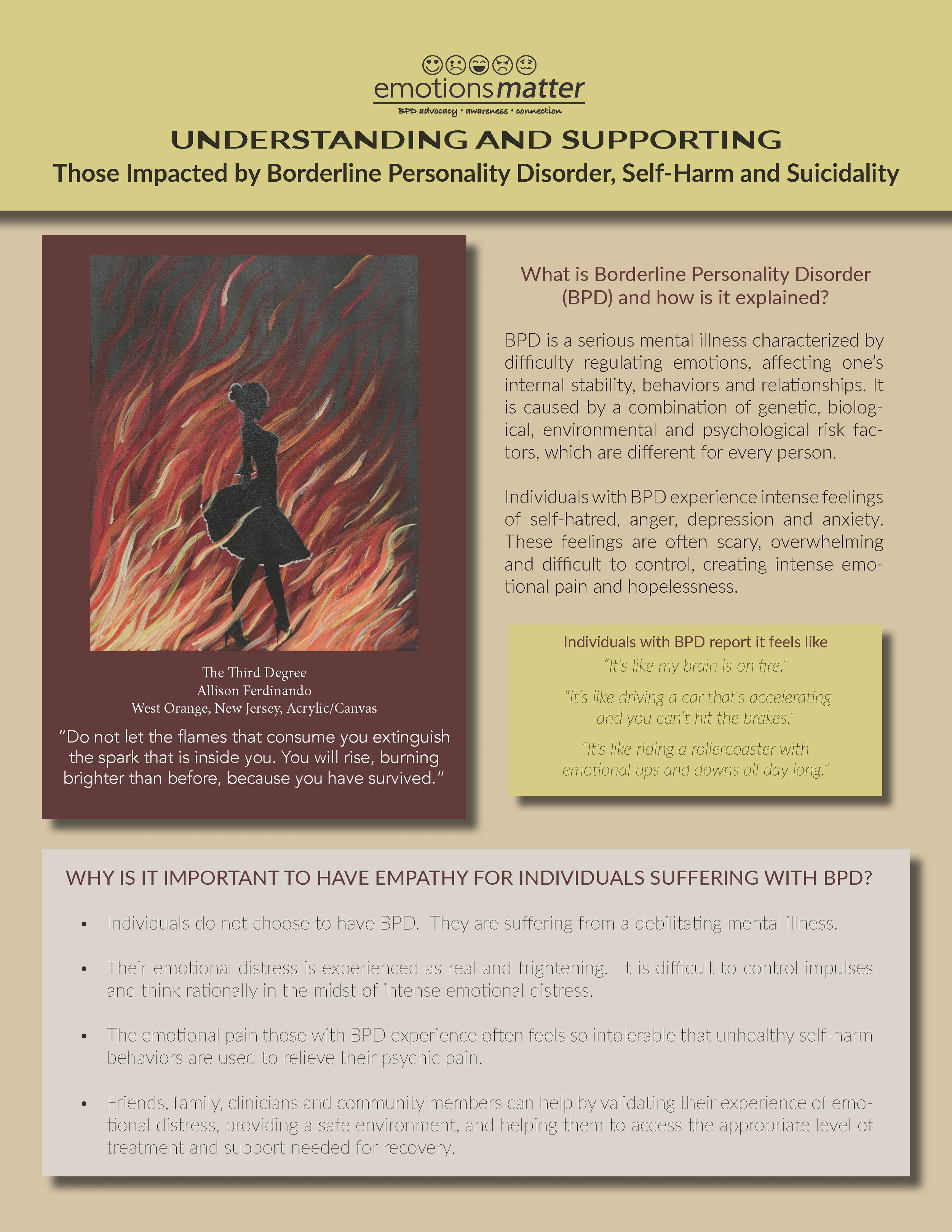 Our Outreach — Emotions Matter