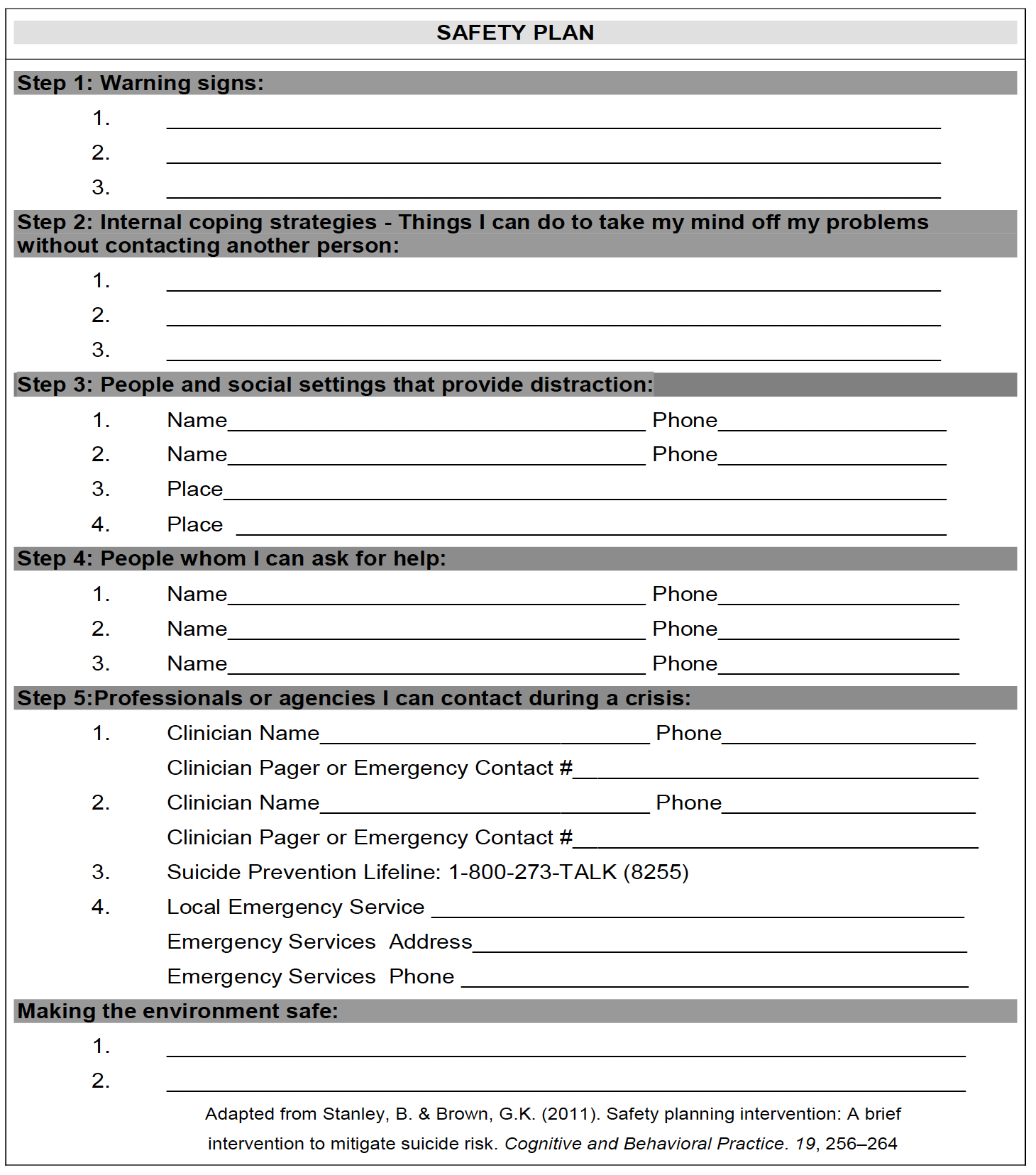Crisis Resources — Emotions Matter