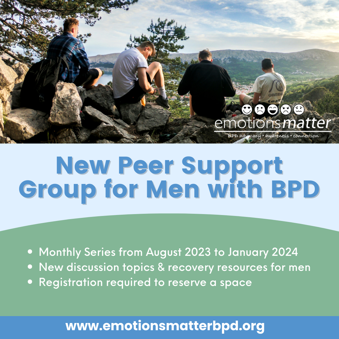 BPD Men's Support Group — Emotions Matter